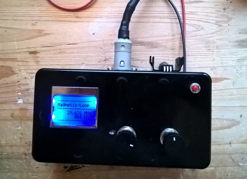 Klausis Blog: Helically Wound Magnetic Loop Antenna