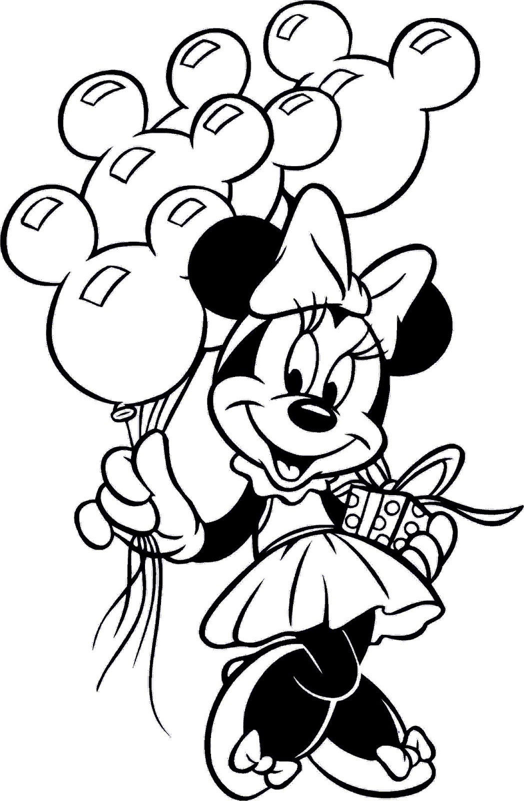 Desenhos para Colorir e Imprimir: Desenhos da Minnie para Colorir e ...