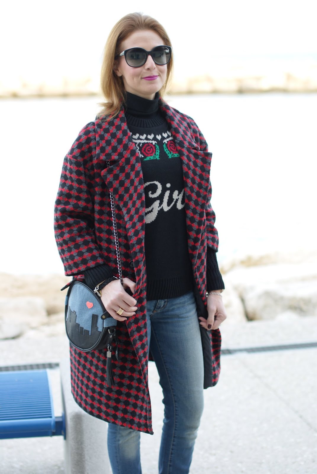 Fantasy print coat | Fashion and Cookies - fashion and beauty blog