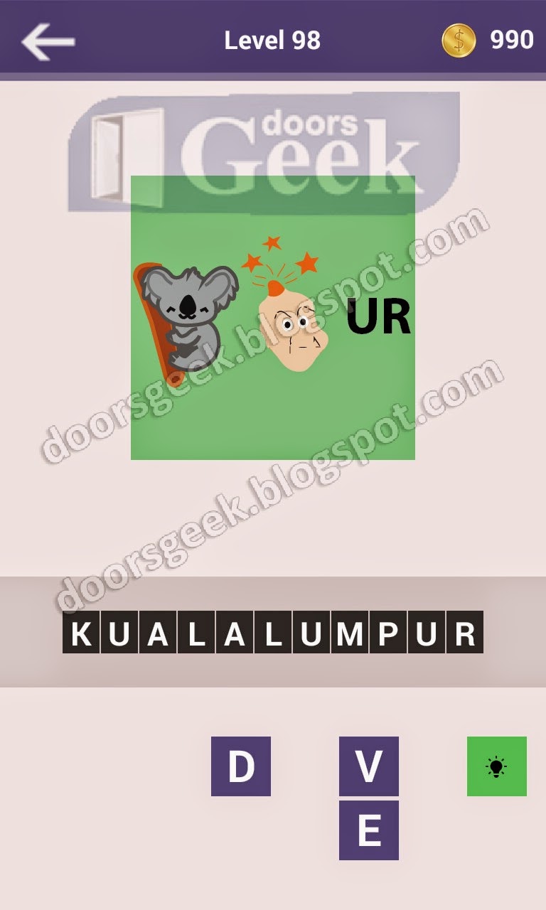 Fun Ways to Think - Places - Level 98 ~ Doors Geek