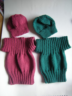 Crafty Susy: Fish and chips baby jumpers.....