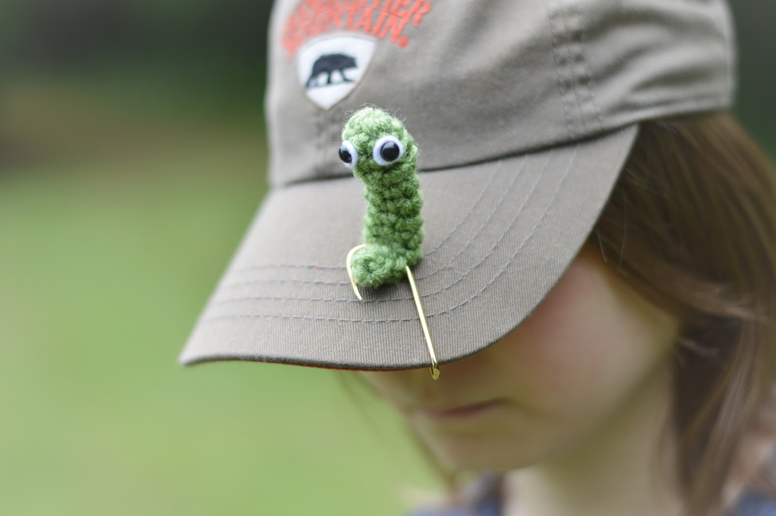 With Alex: Worm On A Hat Hook Crochet Pattern For Father's Day!
