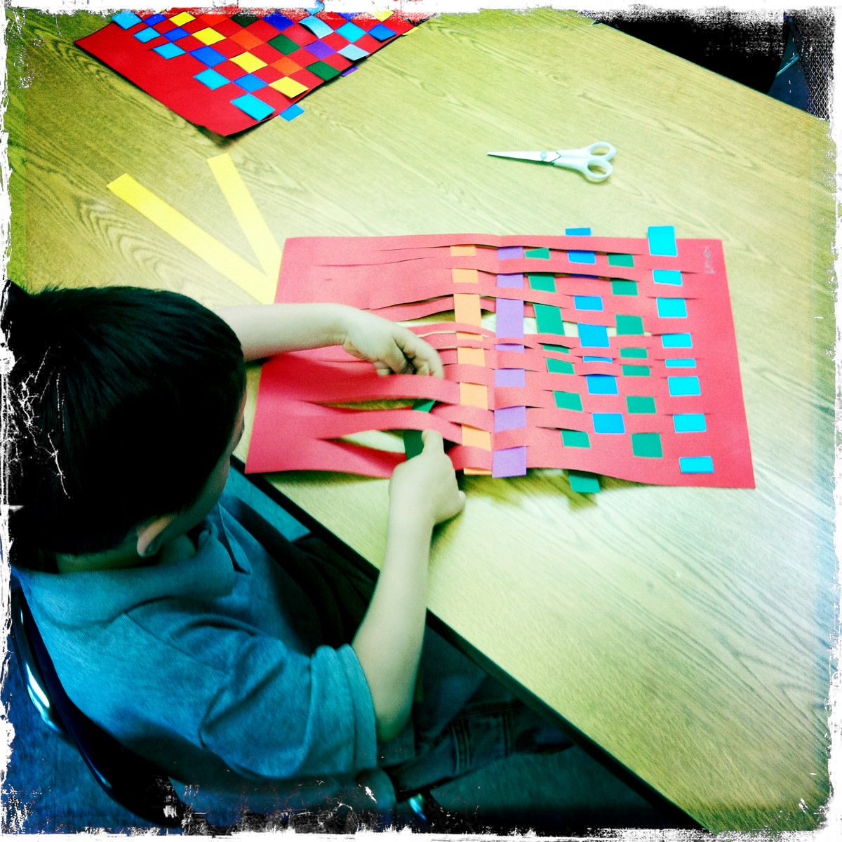 Summers-Knoll Art Class: Weaving