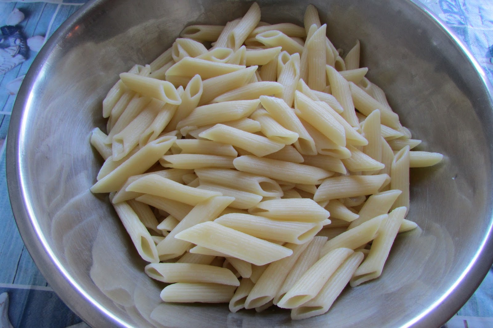 Greckie smaki: Makaron penne ze szpinakiem i serem feta