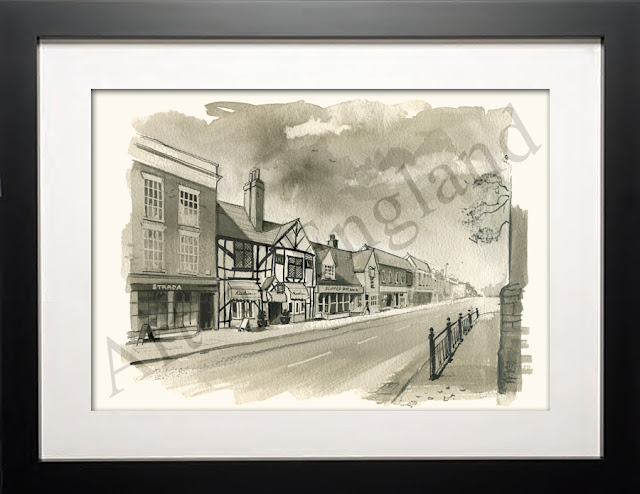 The Art of England - Drawings and Prints: Drawing of 'The Chantry' in ...