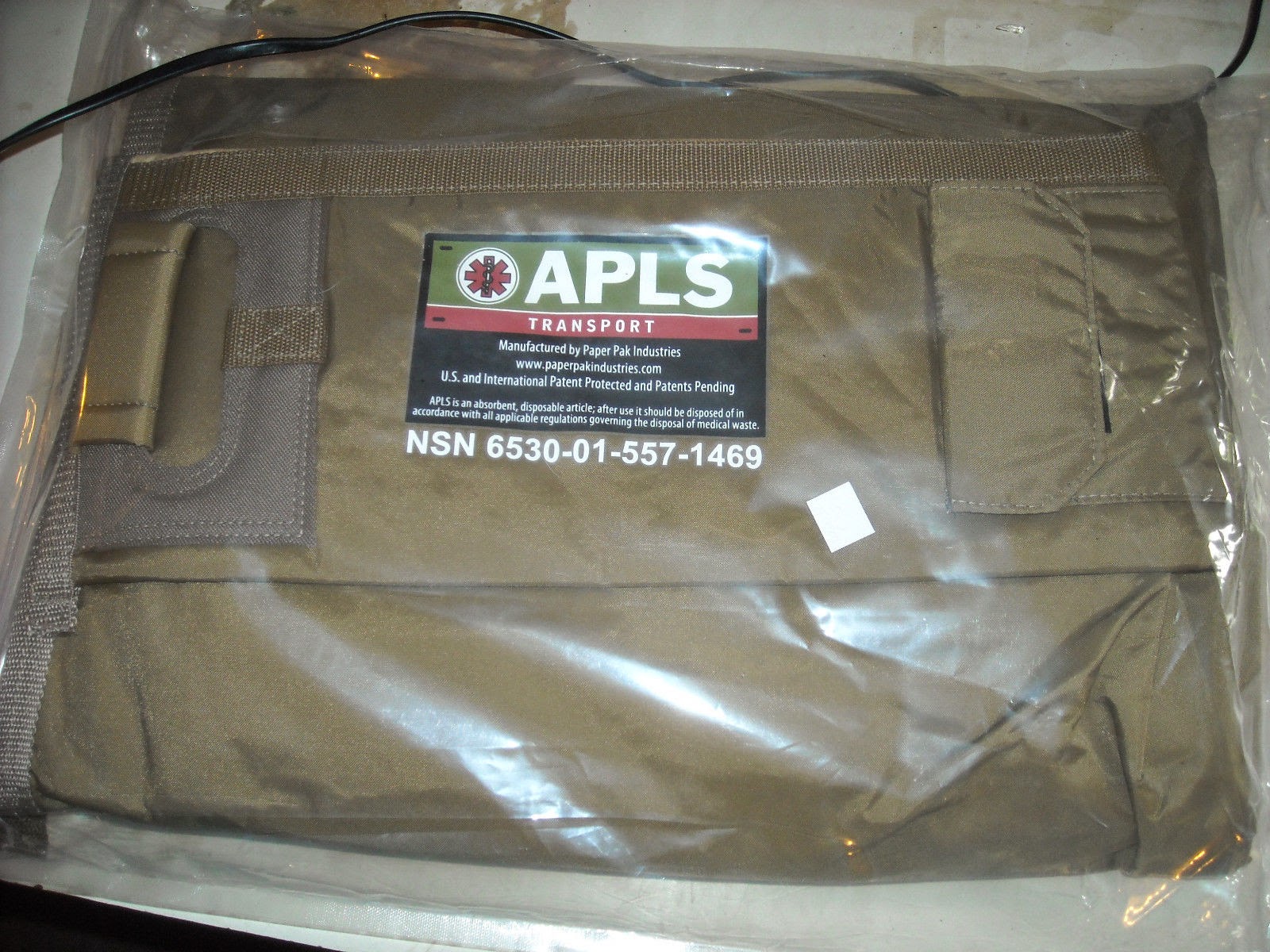 Webbingbabel: APLS Medical Litter Poleless Stretcher