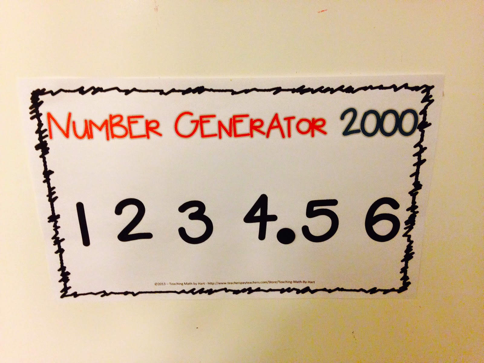 Teaching Math by Hart: Reading Numbers