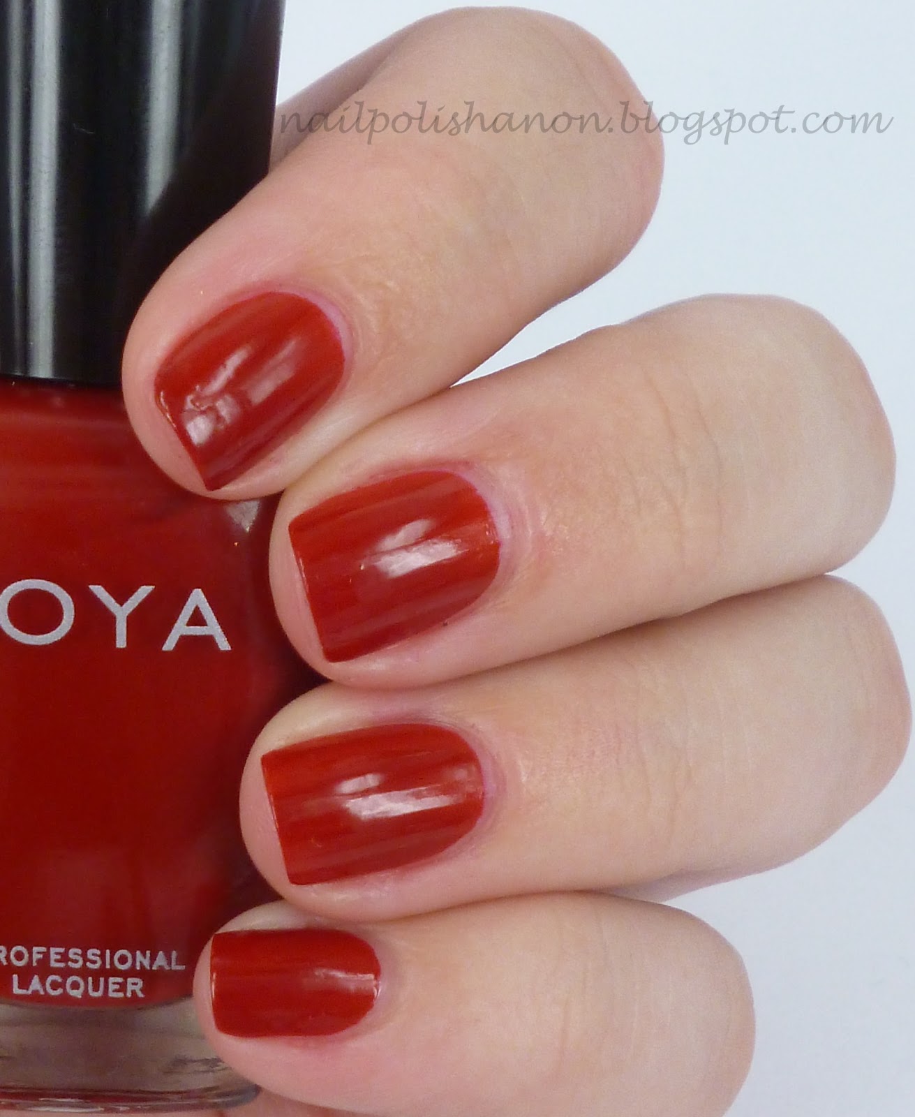 Nail Polish Anon: Zoya Rekha & Red Creme Comparison