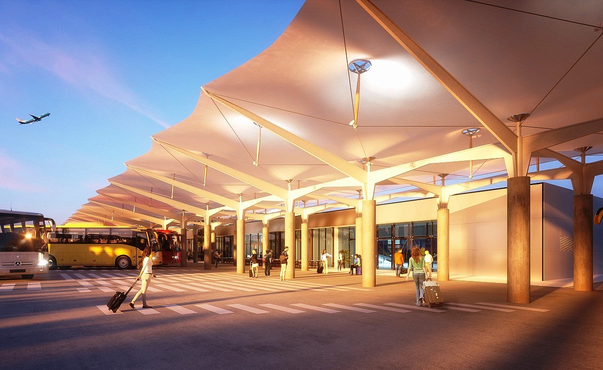 Split terminal construction to start in October