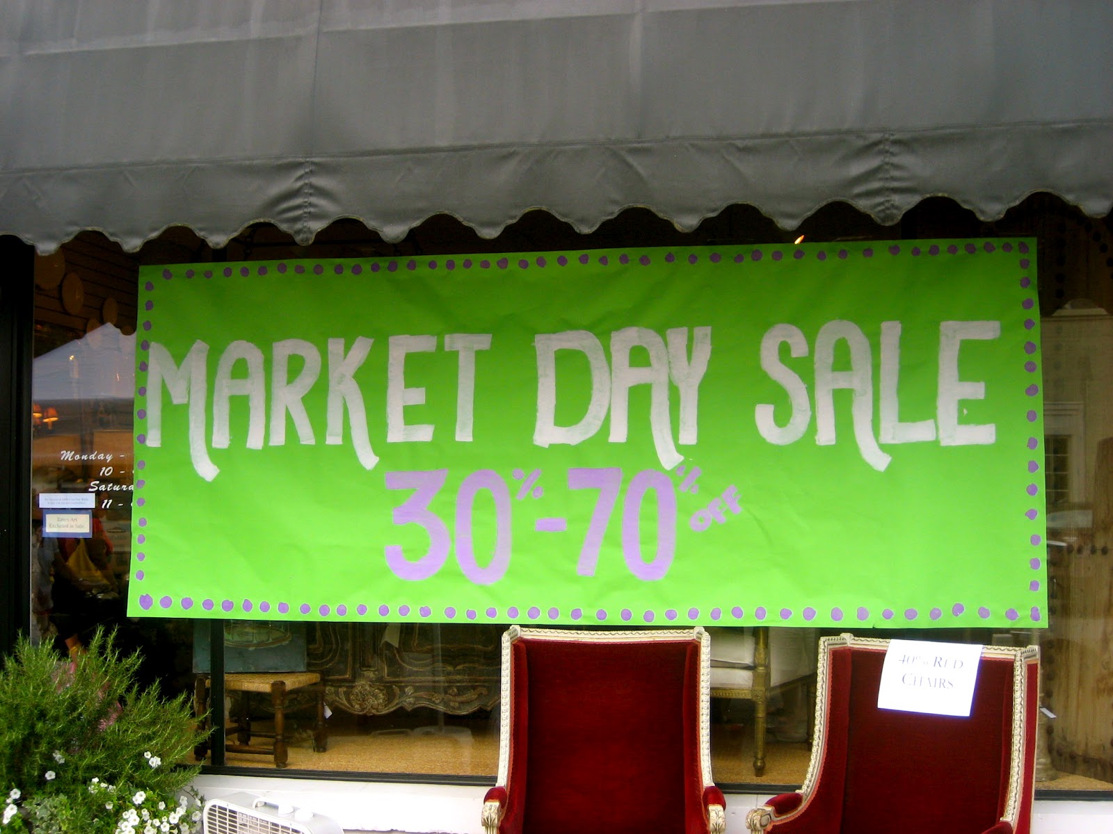 Vintage Mulberry: It's Monday And Market Day Is Over!!! It's Over!!!!