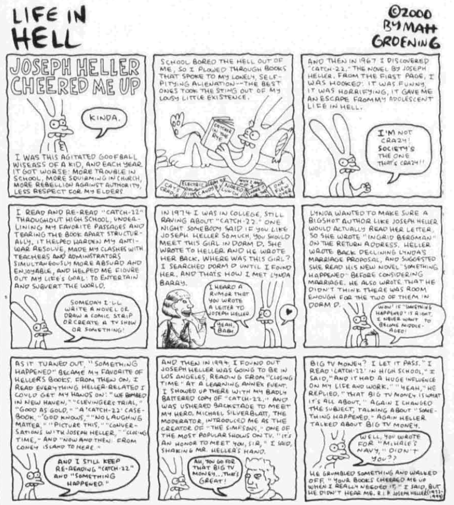 Bongo's Ultimate Life in Hell Archive : Life in Hell 2000 Archive