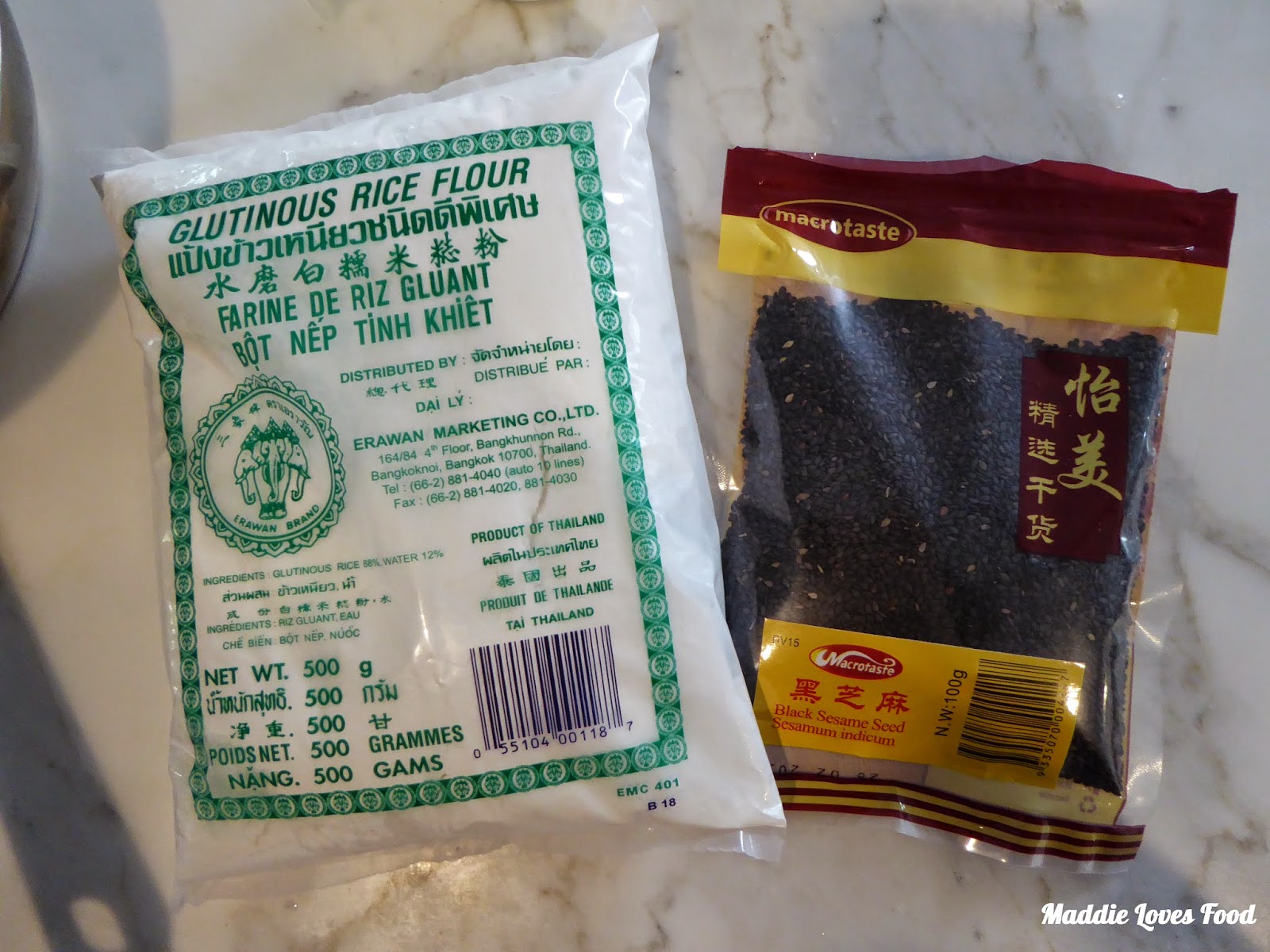 Black Sesame Tong Yuan - Maddie Loves Food