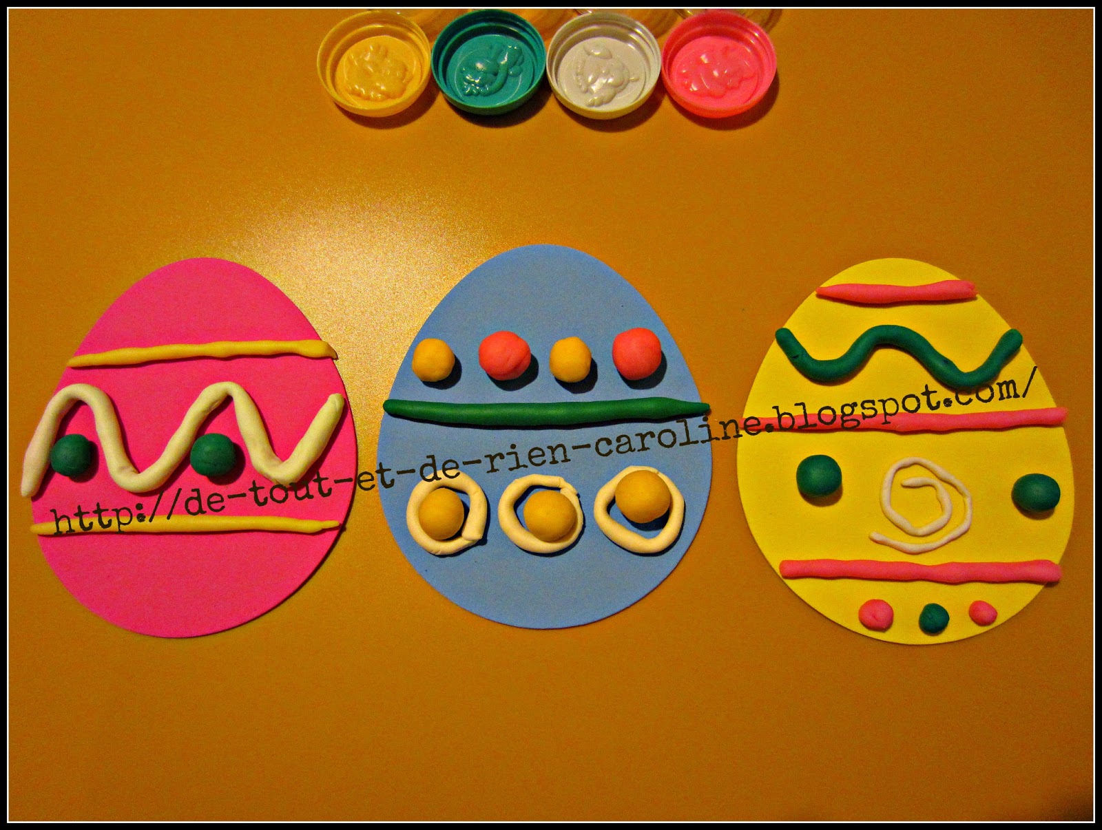 De tout et de rien: Activités pour le Préscolaire: Décorer des oeufs ...