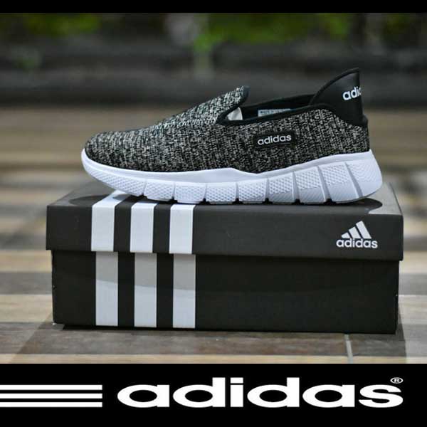 Sepatu Casual Adidas Slip On Coklat Hitam [ASO001] | Omsepatu.com