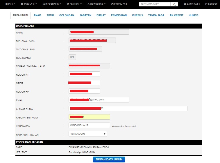√ Cara Aktivasi Simpeg (Sistem Informasi Manajemen Kepegawaian) | Kang ...