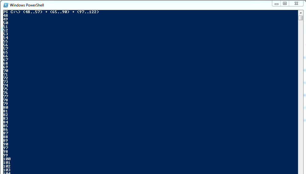Think Big - with Powershell: Random password generator - Scripting
