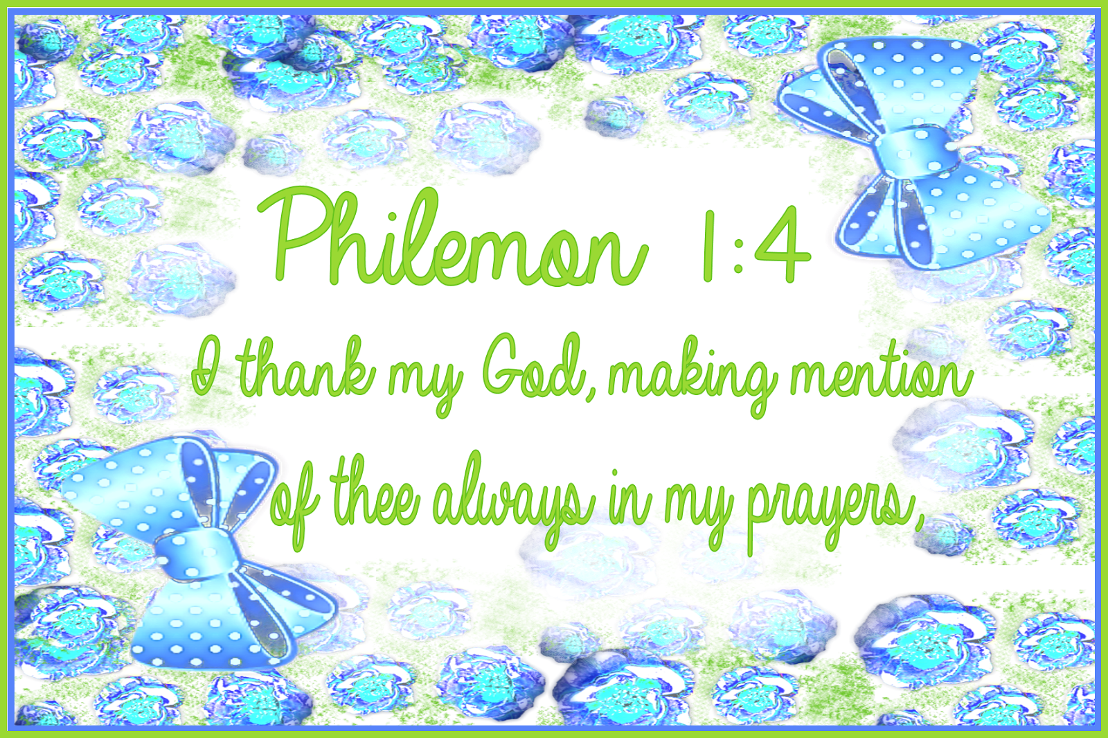 Philemon 1:4
