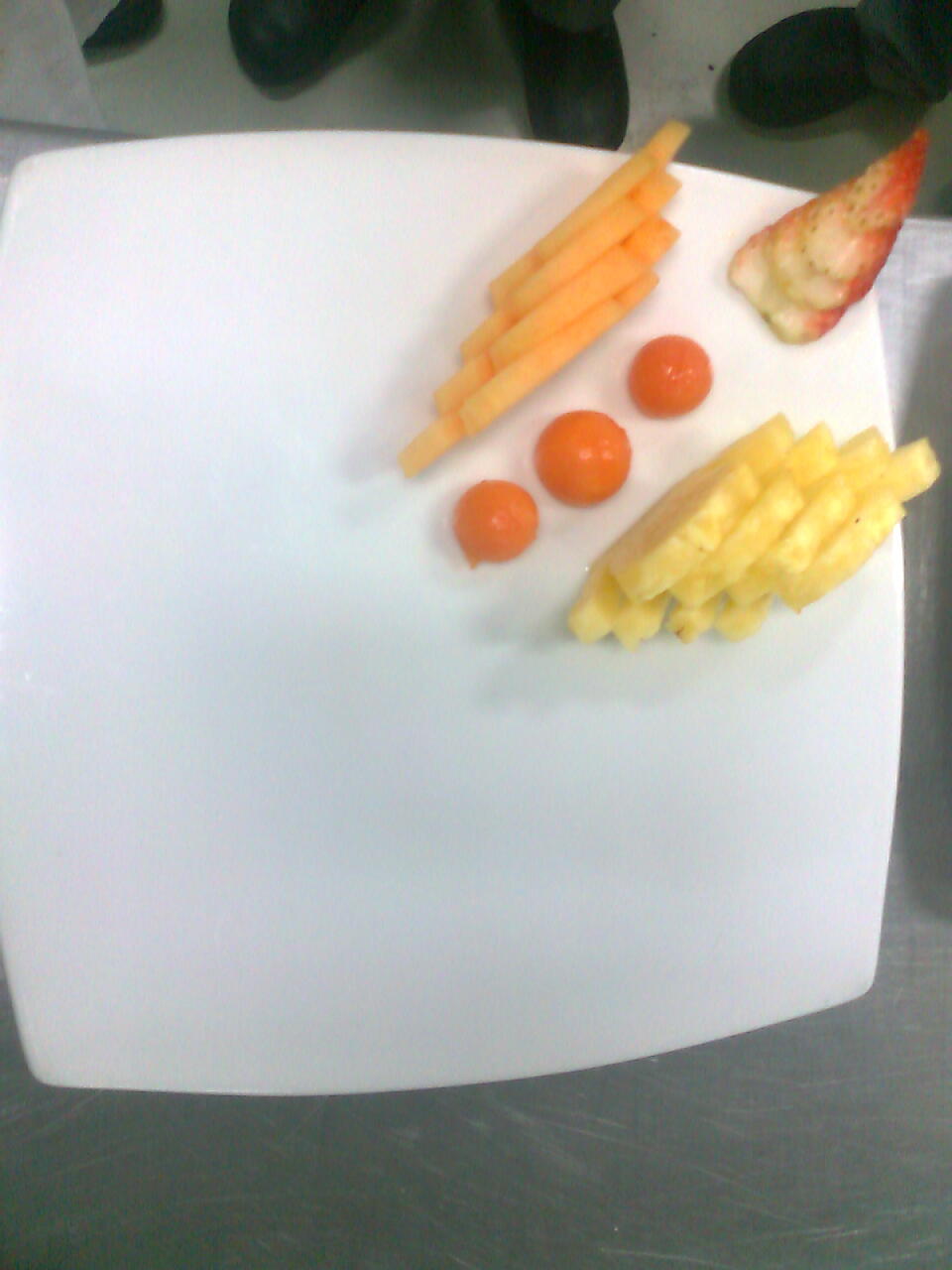 Gastronomia : Cortes de frutas y presentacion de plato