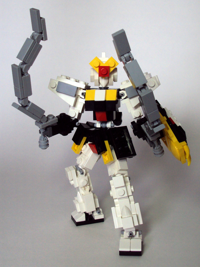 LEGO Microscale Wing Gundam Series builds