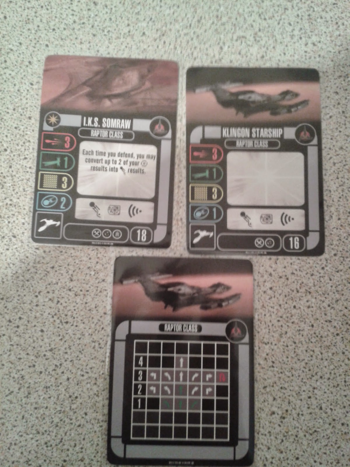 Star Trek Attack Wing Klingon Somraw Raptor class unboxing