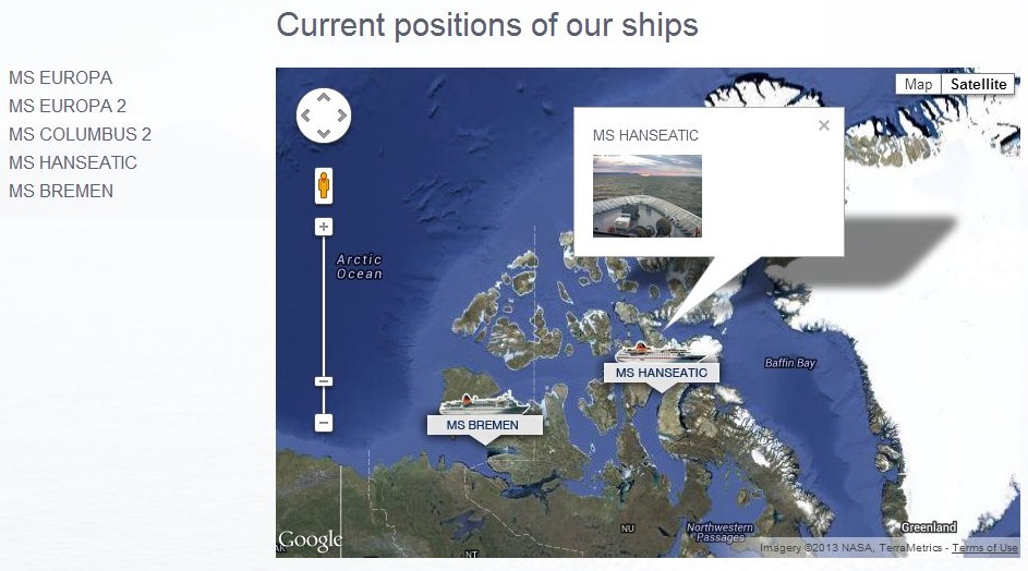 Northwest Passage 2013: LAST KNOWN CALL FOR BELLOT STRAIT - HAPAG-LLOYD ...