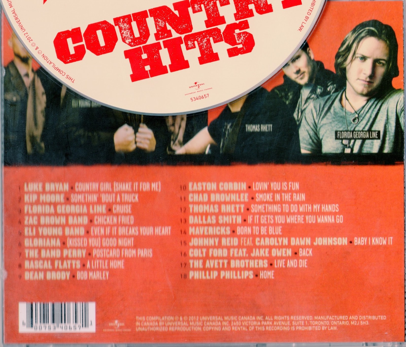 ENTRE MUSICA: COUNTRY HITS - The best of new country V.A