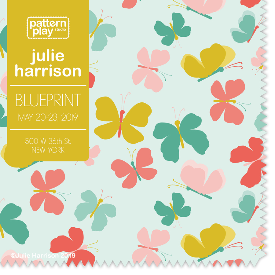 print & pattern: BLUEPRINT 2019 - julie harrison : pattern play