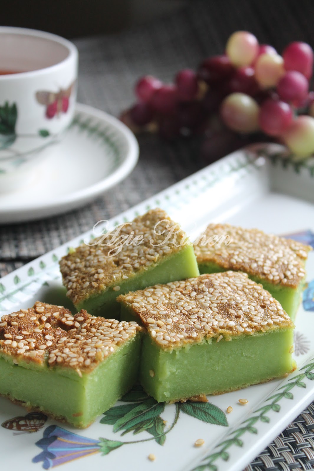 Resepi II: Kuih Bakar Pandan - Azie Kitchen