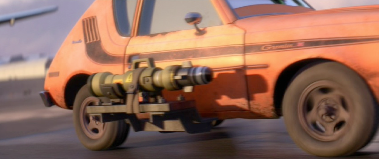 Dan the Pixar Fan: Cars 2: Grem with Weapon