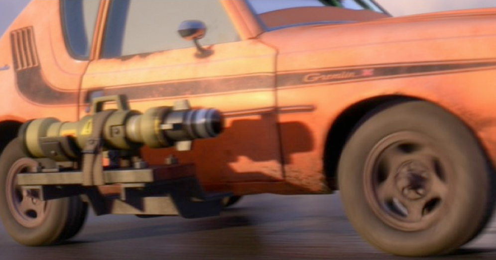 Dan the Pixar Fan: Cars 2: Grem with Weapon