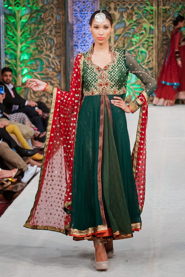 Obaid Sheikh Punjaamni Collection at Pakistan Fashion Week London 2014 ...
