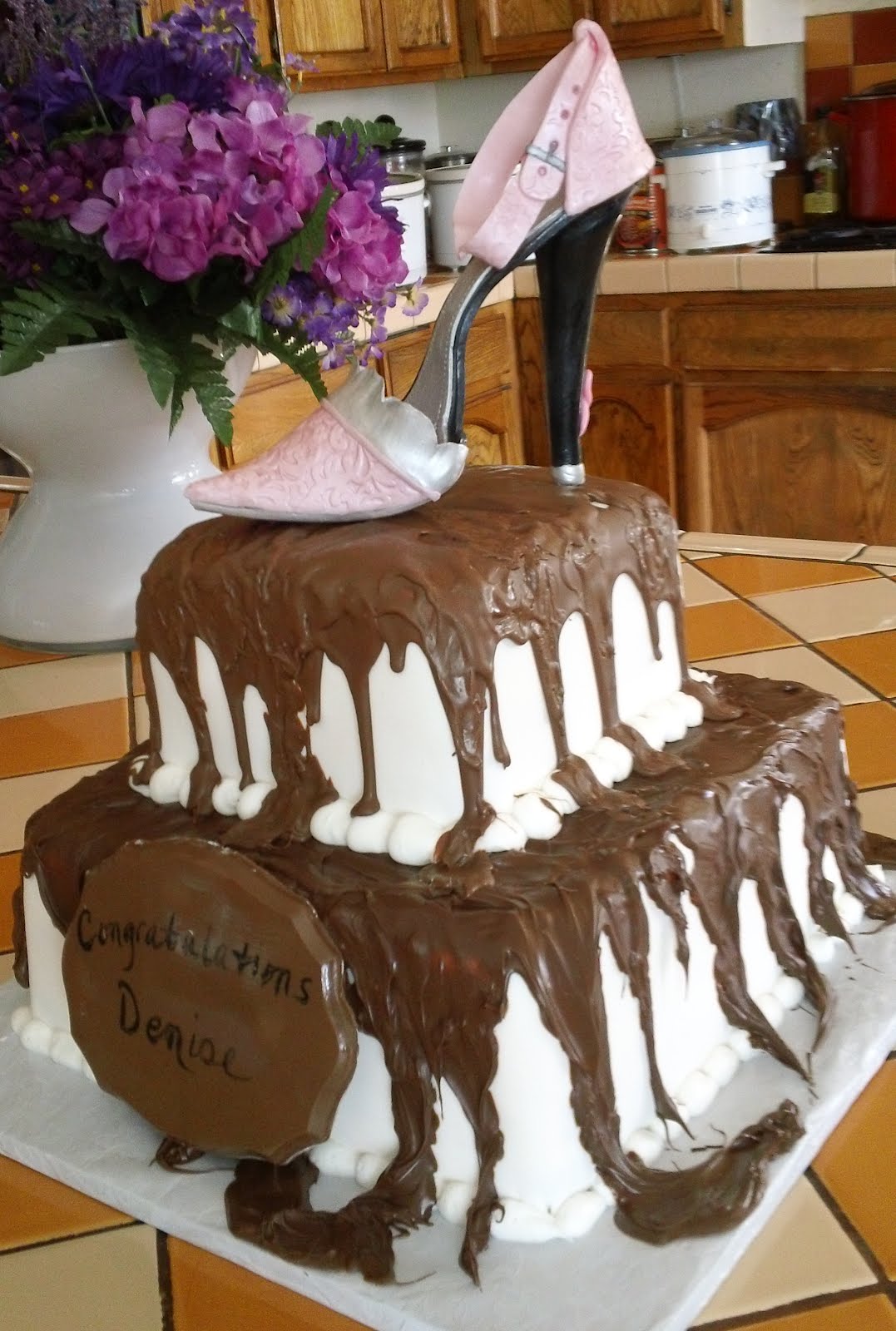 Desserts by Dawn: Breast cancer survivor cake