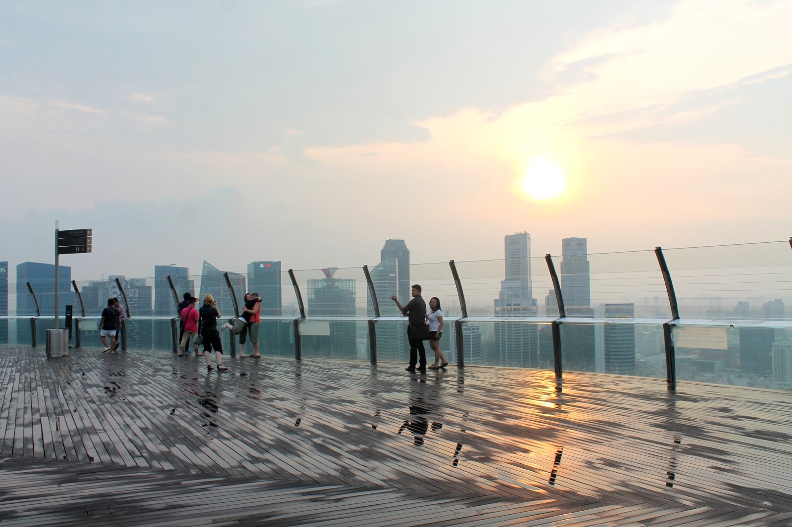 The Lifestyle Hub: SG Diary: Singapore Sunset at the Marina Bay Sands ...