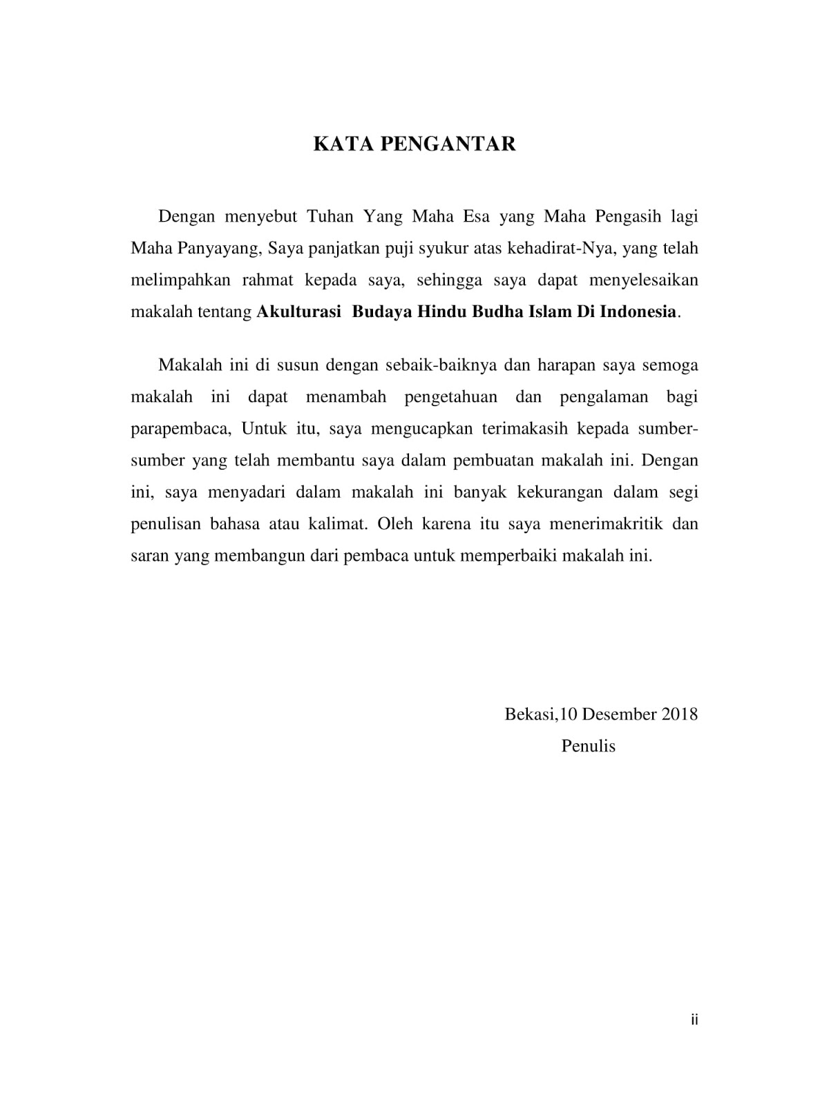 AKULTURASI BUDAYA HINDU BUDHA ISLAM DI INDONESIA AKULTURASI BUDAYA HINDU BUDHA ISLAM DI INDONESIA