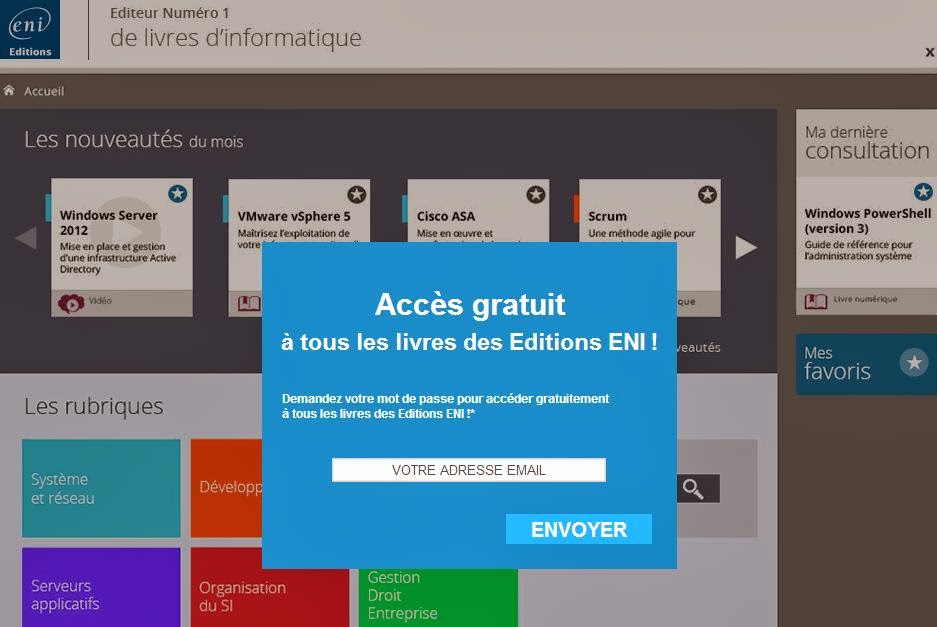 emric93: Tous les livres numériques gratuits des éditions ENI en ligne ! Editeur Numéro 1 de ...