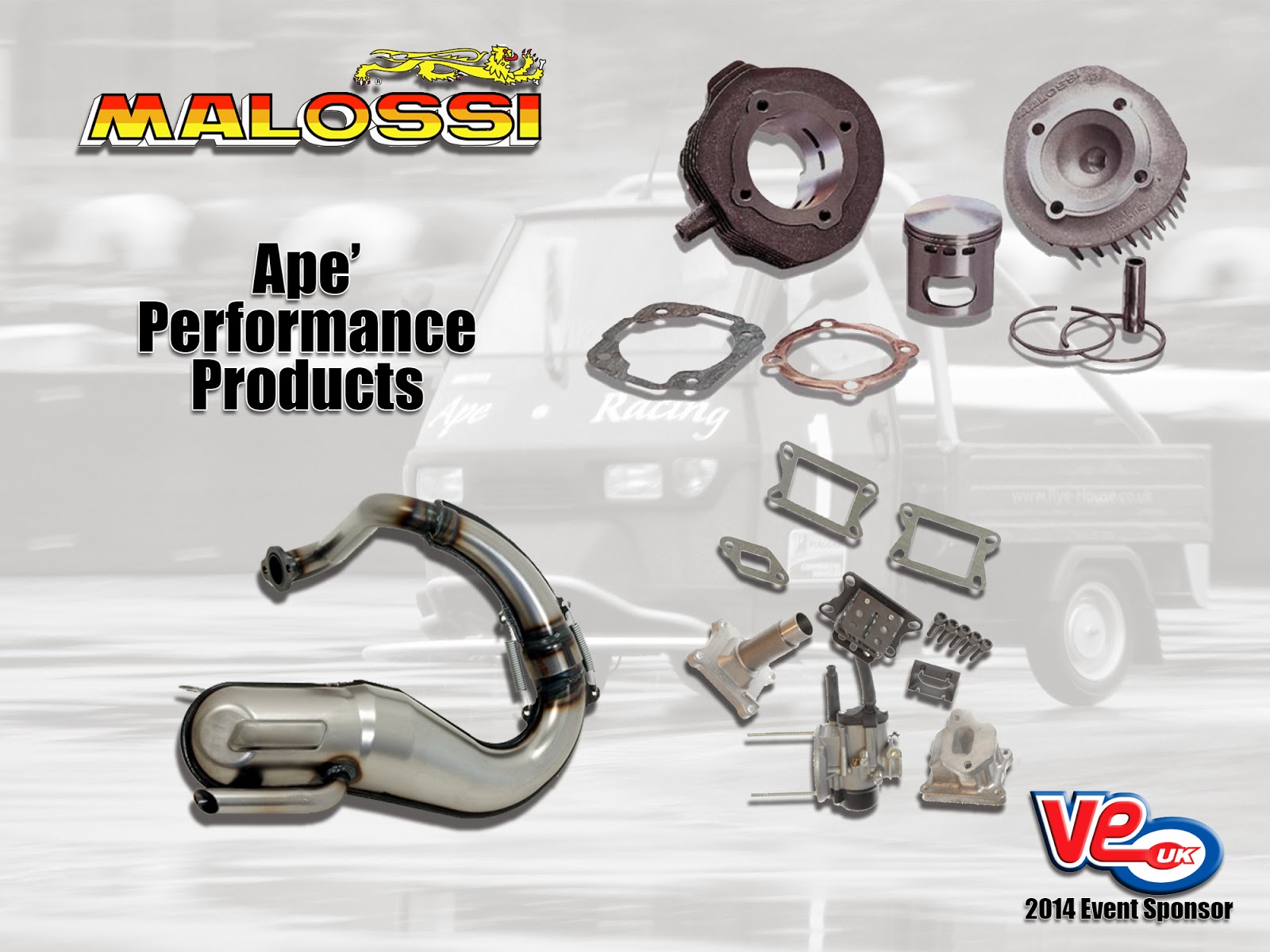 VE Scooter Spares: Malossi Piaggio Ape World Championship News