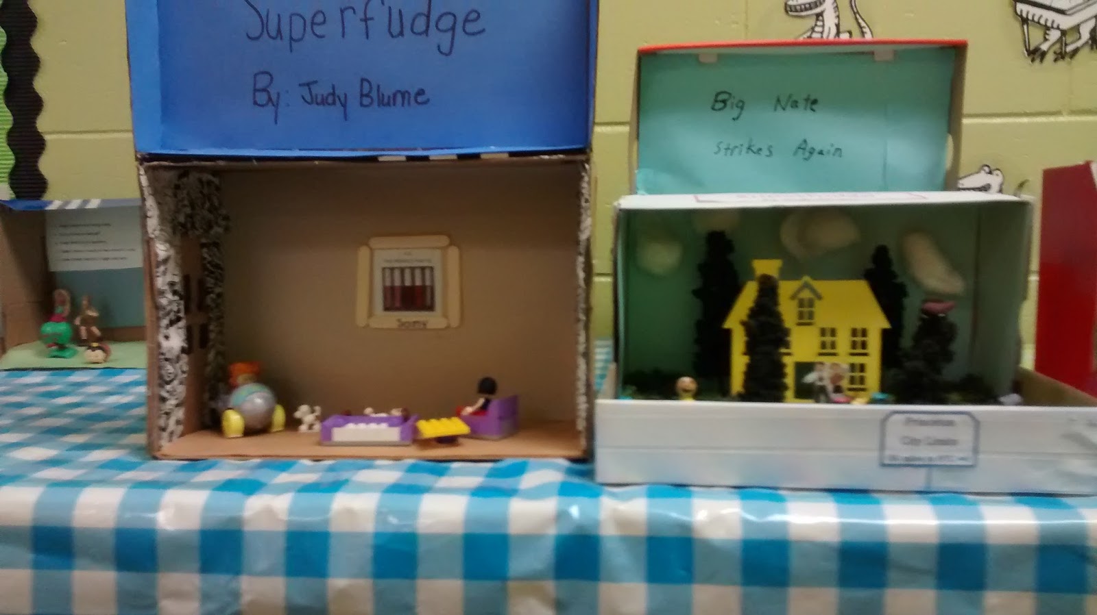 Mrs.Sanders 4th grade class: Our Amazing Diorama Fiction Book Reports