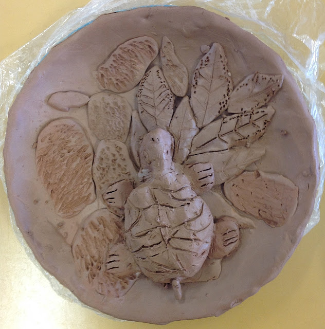 CLAY WORK - Low Relief Sculpture - Year 5 and 6