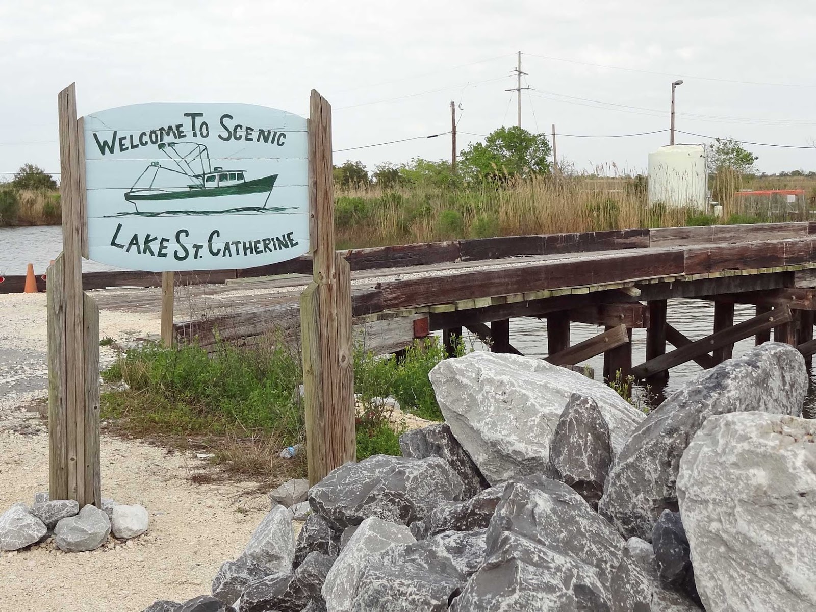 Geographically Yours Welcome: Lake St. Catherine, Louisiana