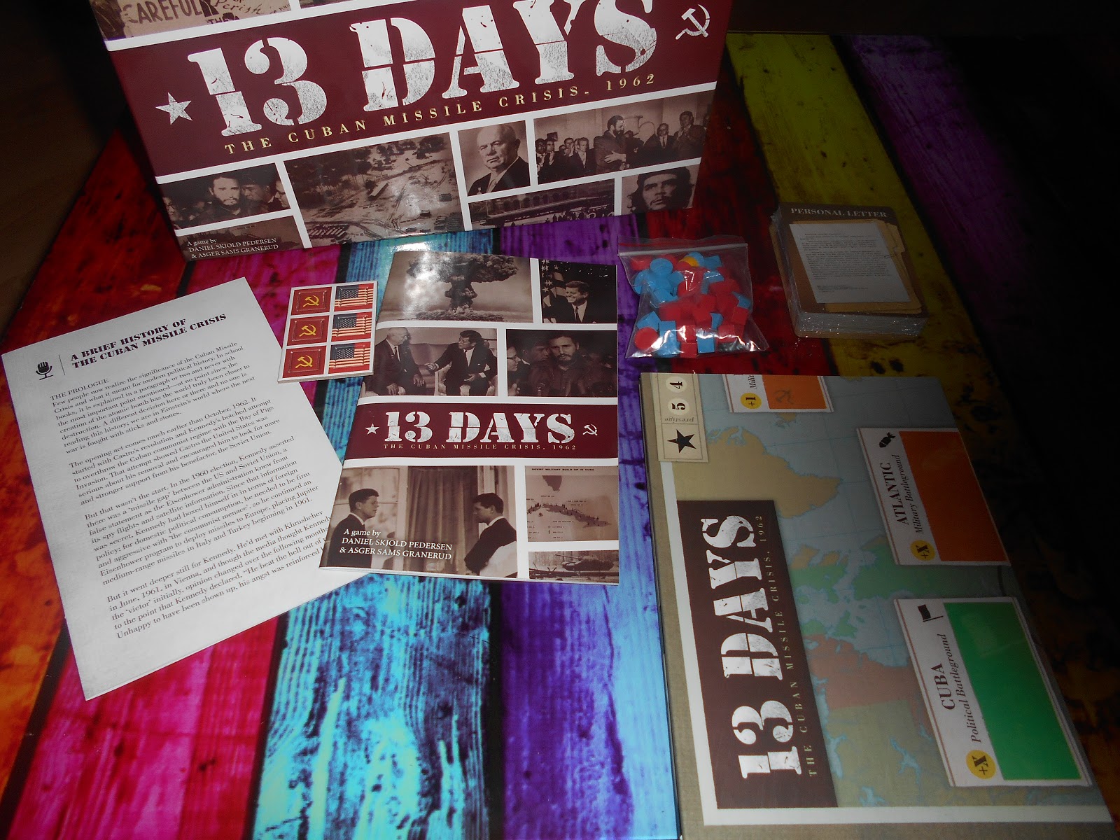 13 Days the Cuban Missile Crisis boardgame by Ultra Pro and Jolly Roger ...