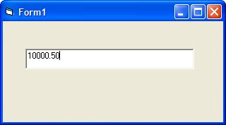 VB6: Input Numeric Only