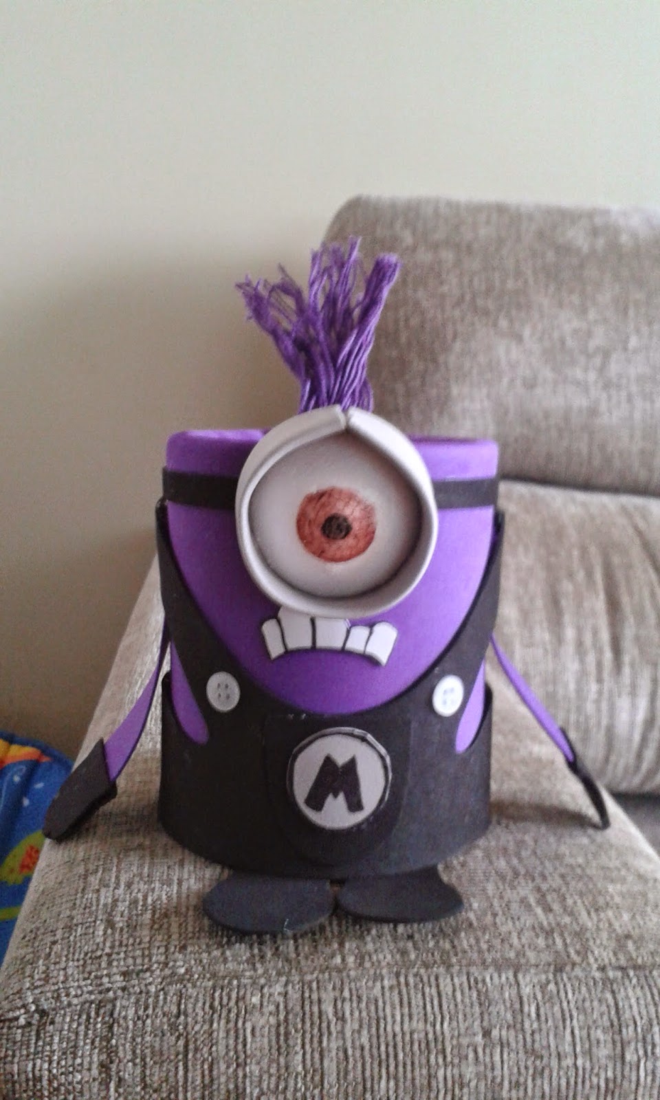 Fantasia De Minion Roxo Faca Voce Mesmo