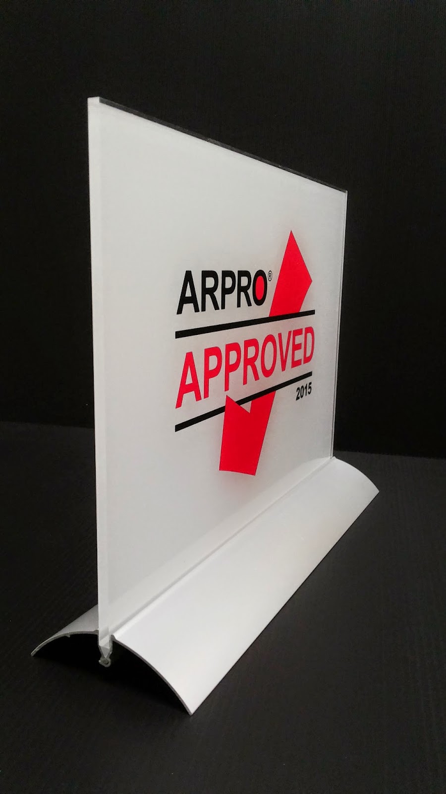 The Green I Signs Blog: 5mm clear perspex signs mounted on stainless ...