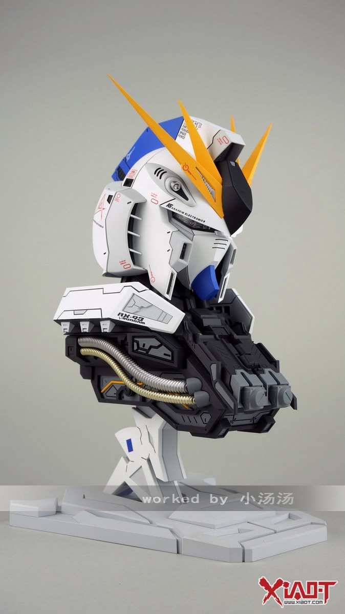 Custom Build: 1/35 nu Gundam Head Display