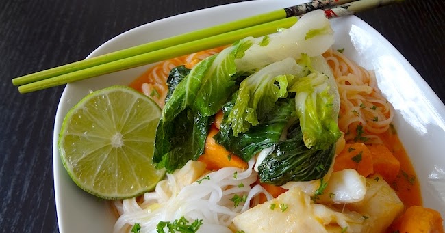 Mia's Domain: Thai Coconut Fish Veggie Stew (gluten-free)