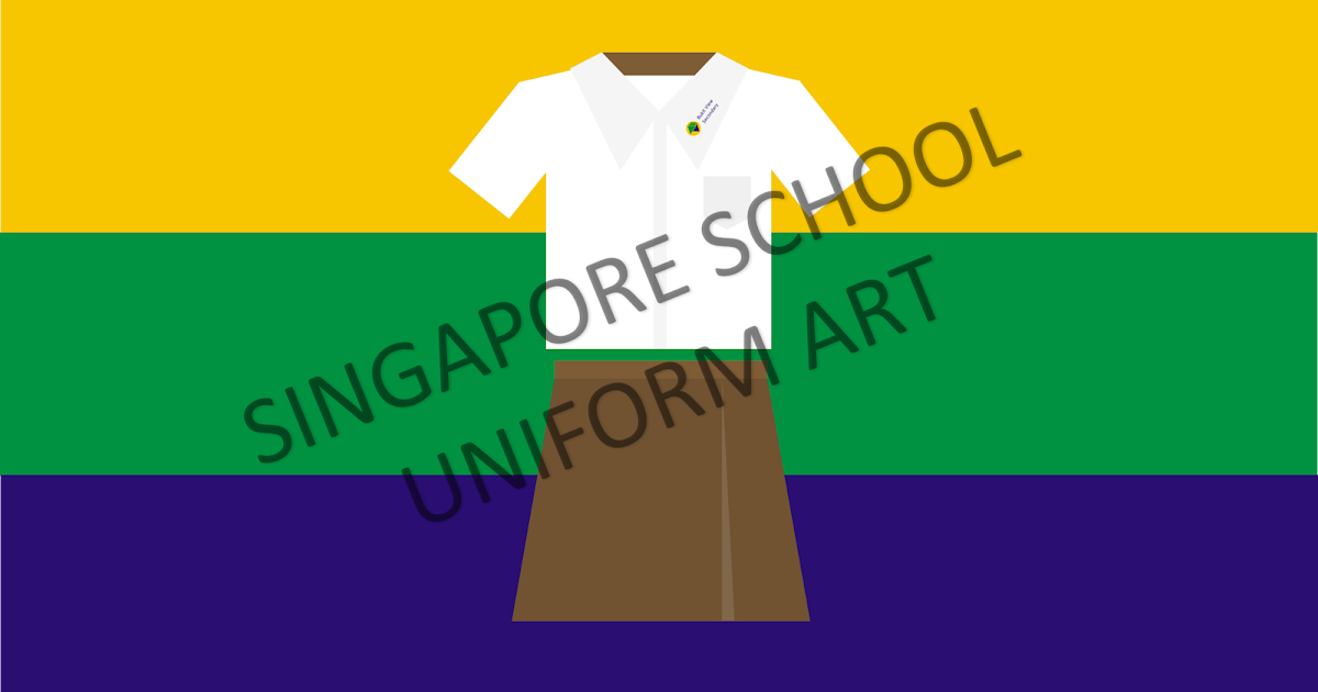 Bukit View Secondary School - Singapore School Uniform Art