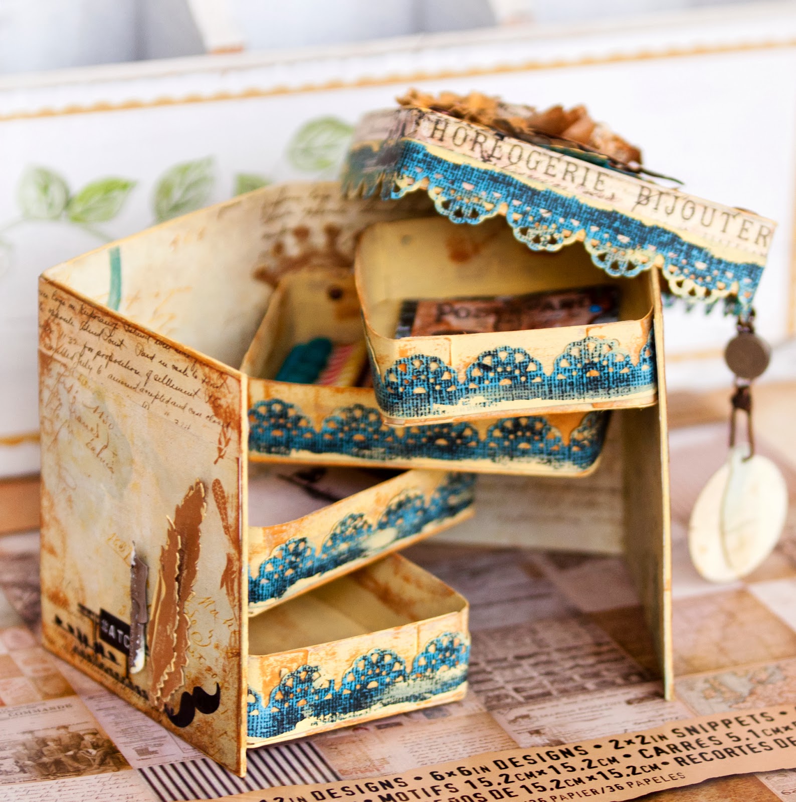 scrappylicious : ATC storage box