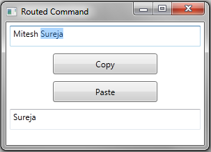 Mitesh Sureja's Blog: Routed Commands in WPF