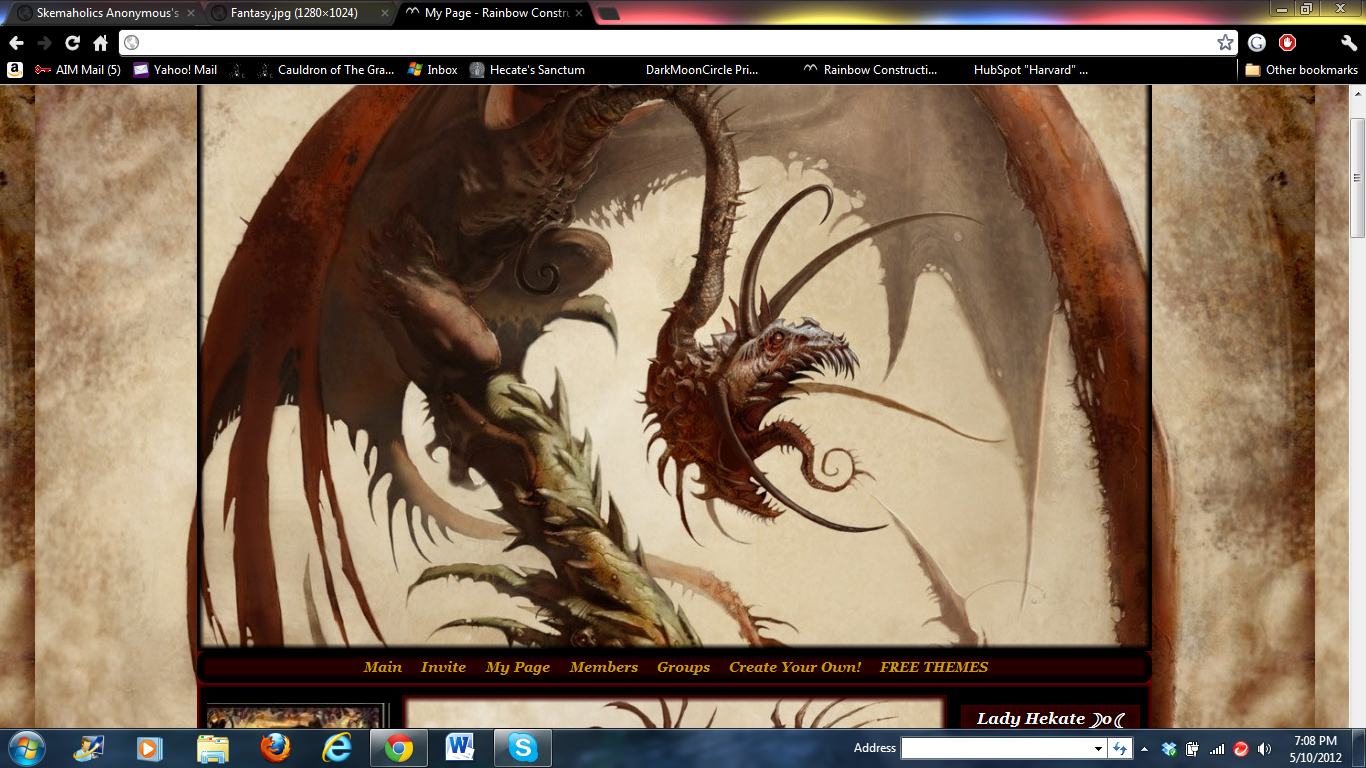 Hekate's Creative Cauldron: Ning Themes