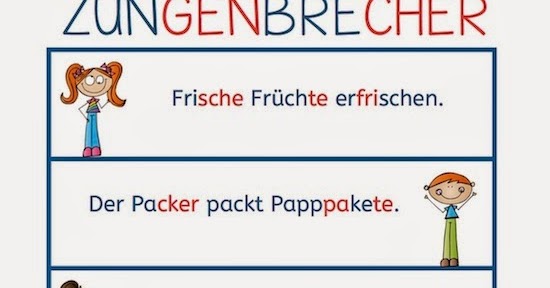 Eine kleine Deutschkiste: Zungenbrecher